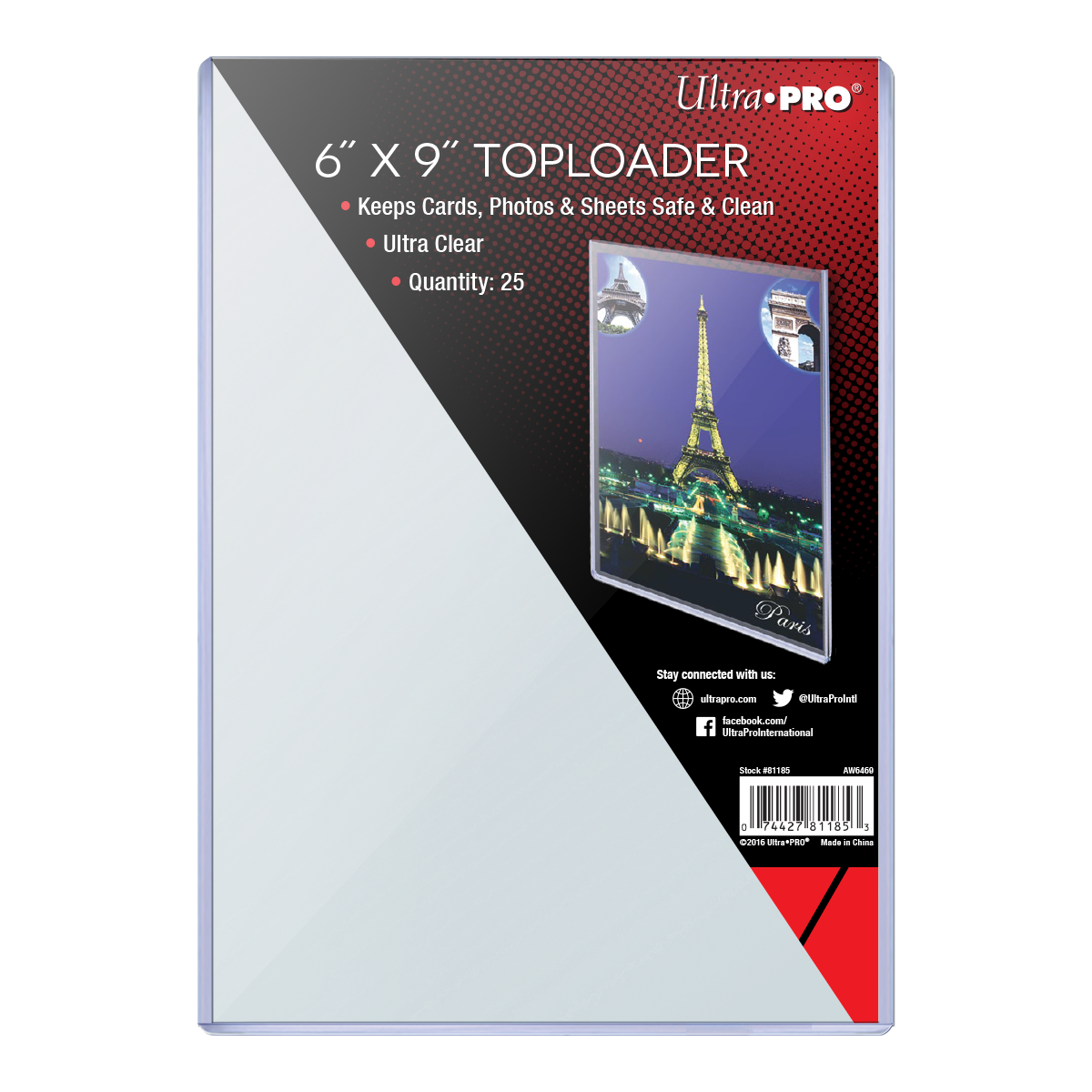 Ultra PRO 6" X 9" Toploader (25) – Spilforsyningen
