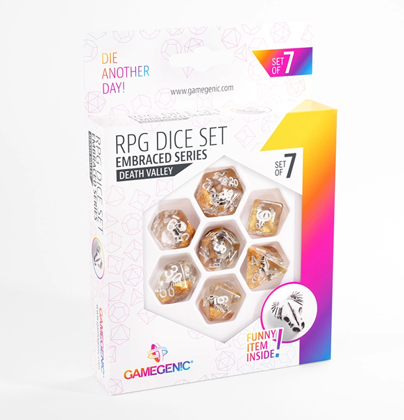 Gamegenic: Embraced Series - Death Valley RPG Dice Set – Spilforsyningen