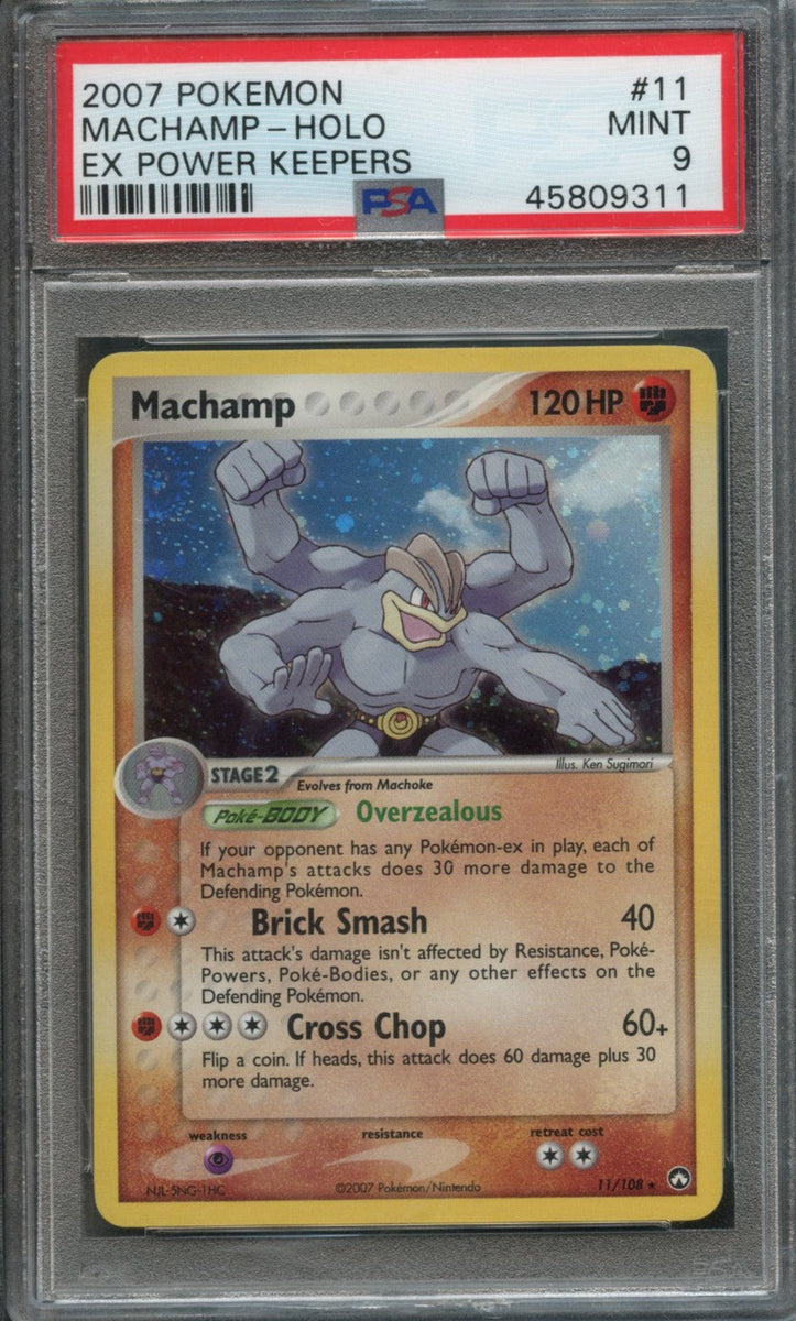Machamp #11 PSA 9 [Power Keepers] – Spilforsyningen