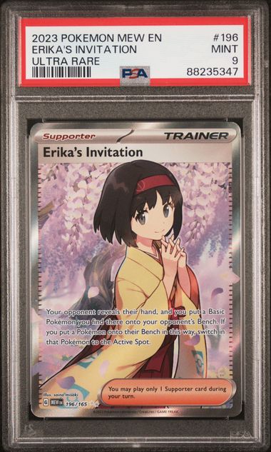 Erika's Invitation #196 PSA 9 [Pokemon 151] – Spilforsyningen