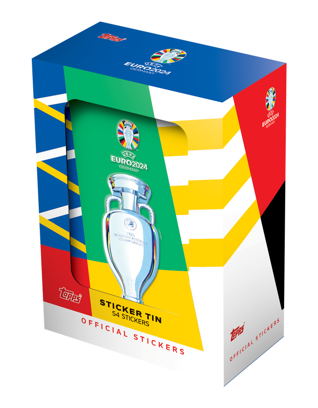 Topps EURO 2024 Stickers - Mini Tin – Spilforsyningen Topps EURO 2024 Stickers - Mini Tin – Spilforsyningen