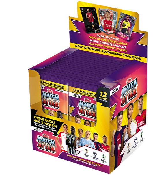 Fodboldkort - Topps Match Attax 2023/24 - Booster Display – Spilforsyningen