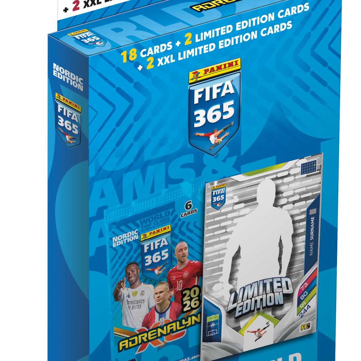 Panini FIFA 365 AdrenalynXL 2026 - XXL Maxi Blister – Spilforsyningen