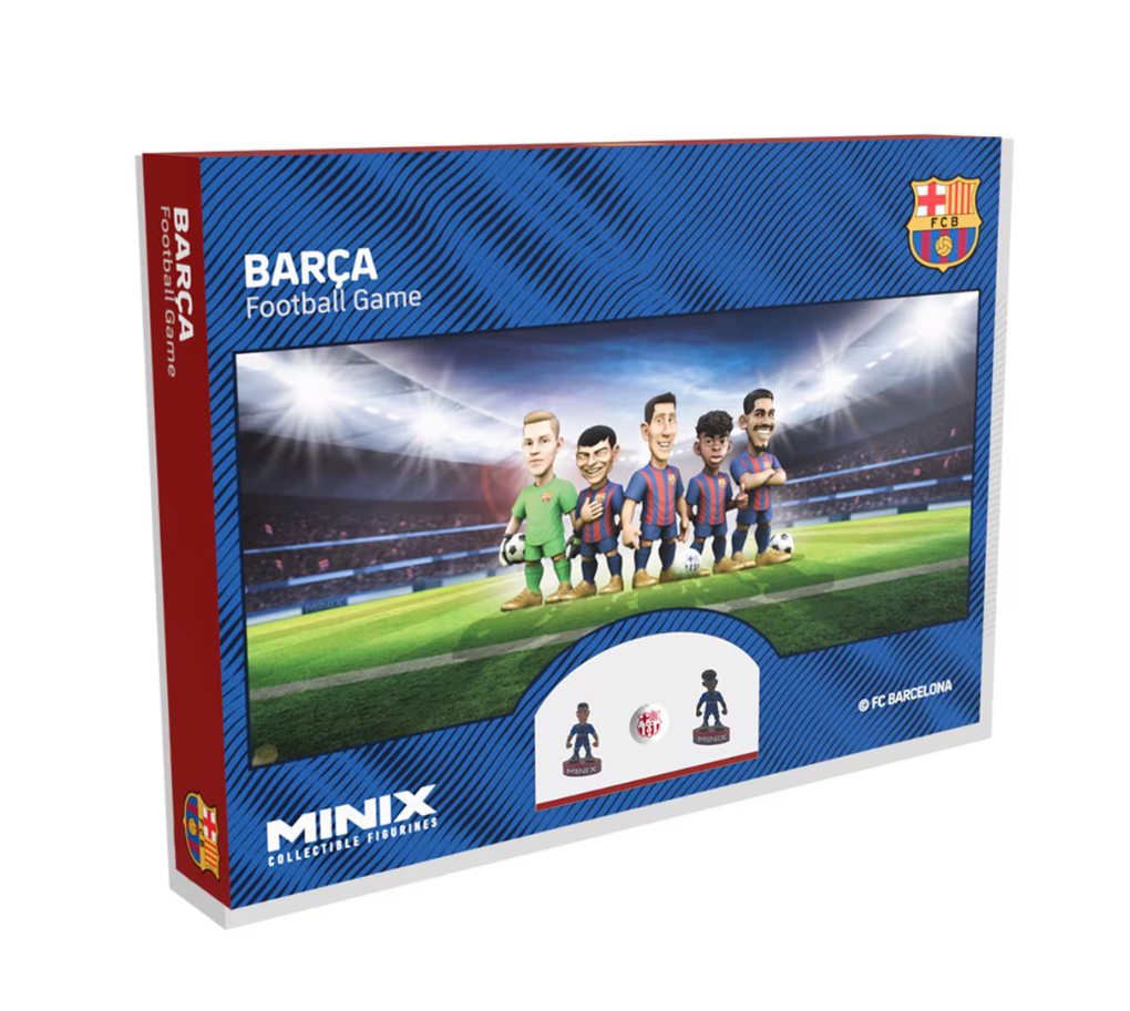 Minix Football - FC Barcelona Football Game (Eng) – Spilforsyningen