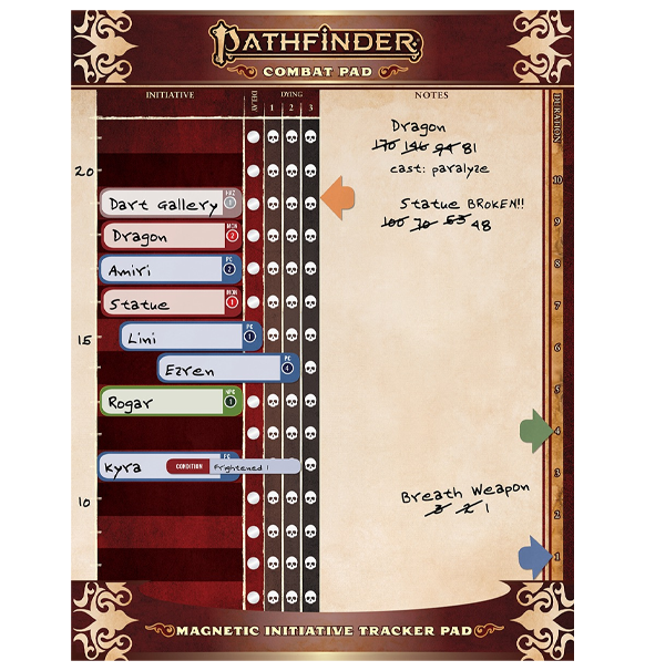 Pathfinder 2nd: Combat Pad (Eng) – Spilforsyningen